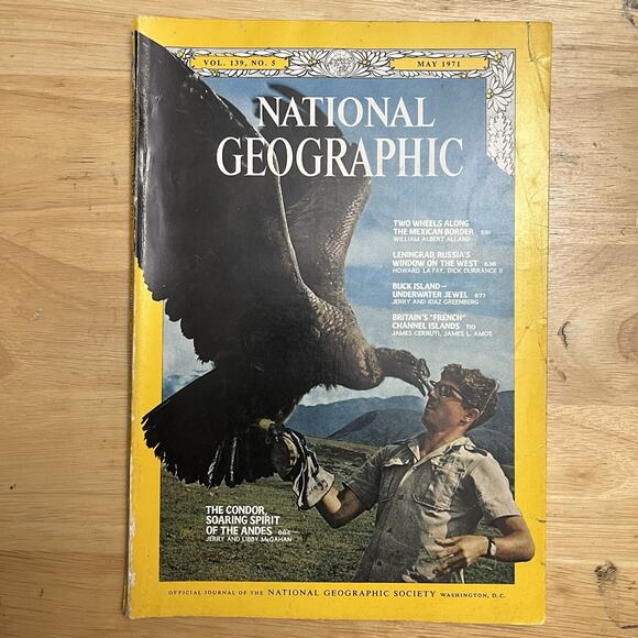 National Geographic | Office | Vintage National Geographic May 971 ...
